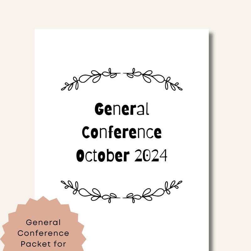 General Conference - Etsy