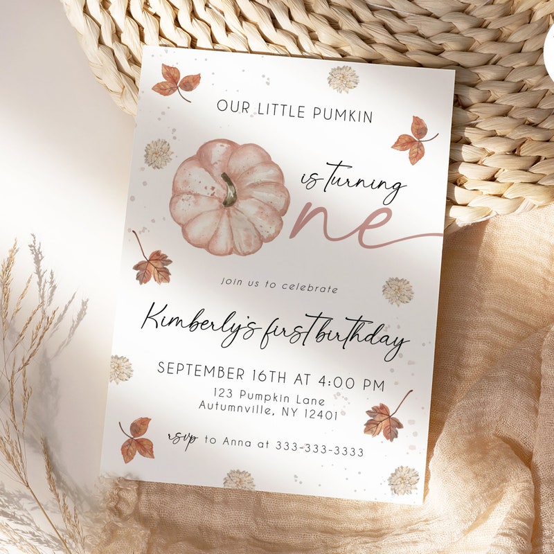Fall First Birthday - Etsy