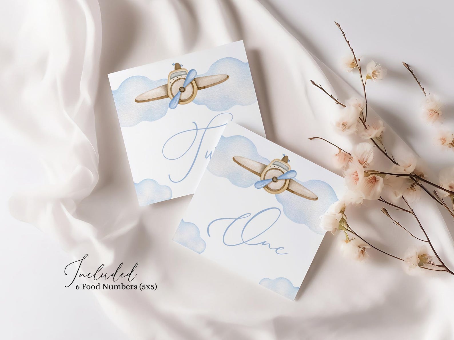 Vintage Airplane Baby Shower Game Bundle, Aviator Baby Shower Game ...