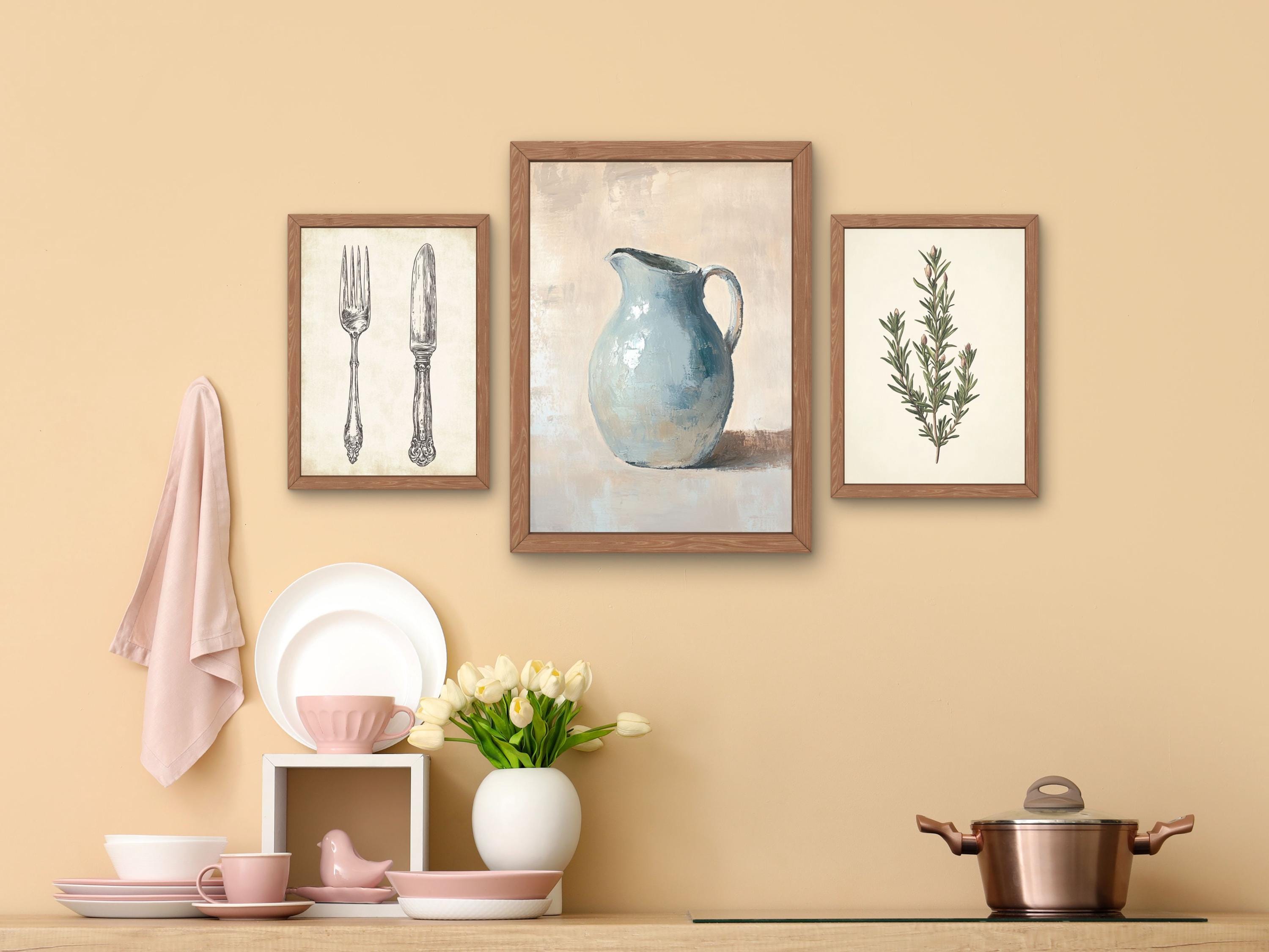 Farmhouse Kitchen Art Prints: Vintage Still Life Gallery (digital ...
