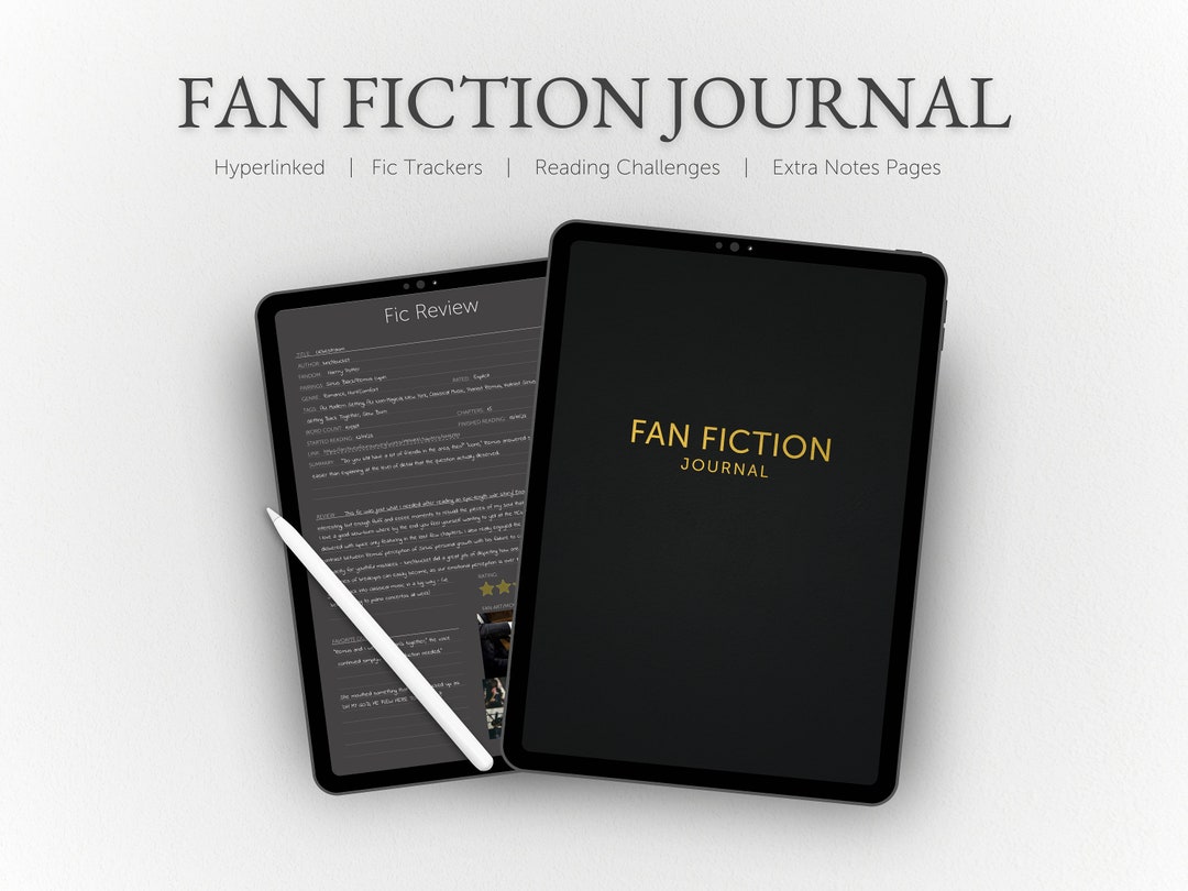 Fan Fiction Journal Dark Mode | Digital Journal | iPad Planner | Fan ...