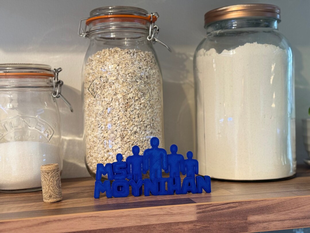 Two Color Name Plate for Teachers or Professions Icon - Etsy