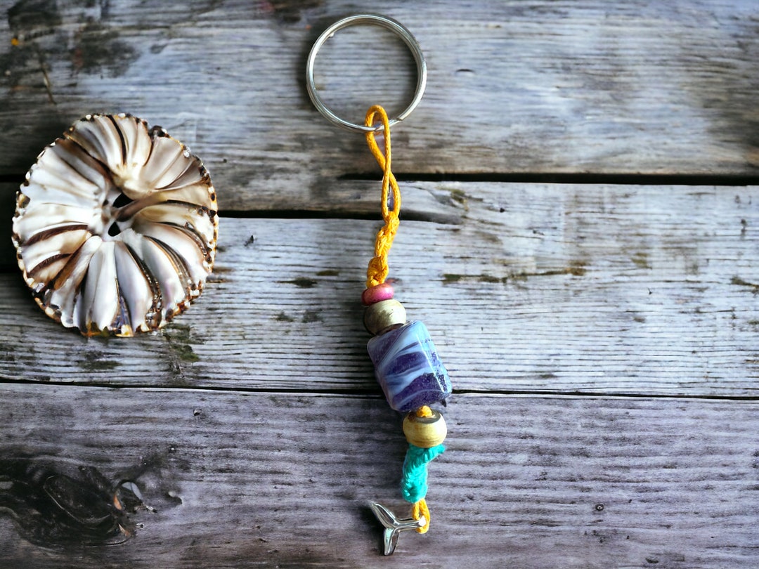 Amethyst Crystal Keychain, Natural Stone Key Chain Charms, Amethyst Key ...