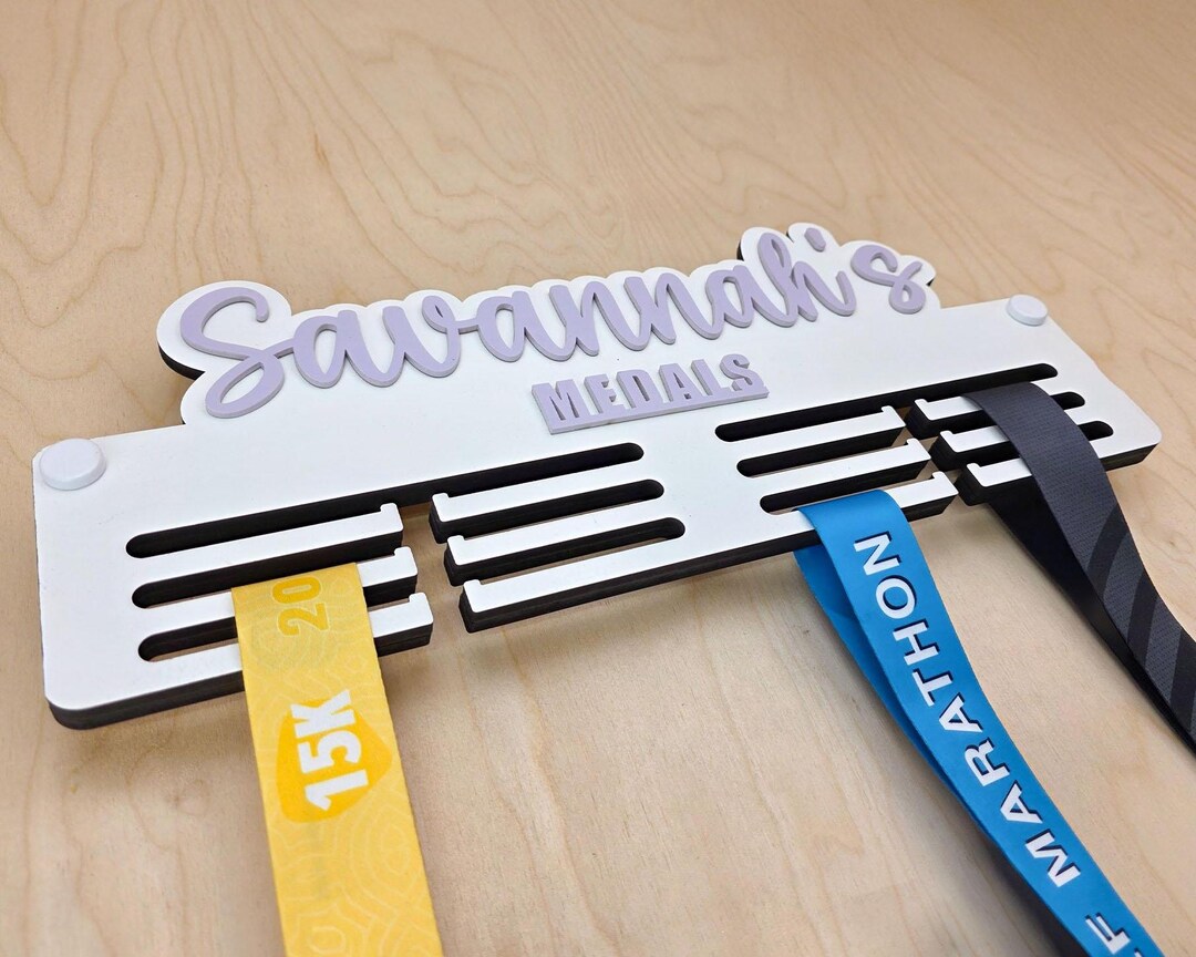 Custom Medal Hanger With Name: Sports Medal Display Gift for Kids and ...