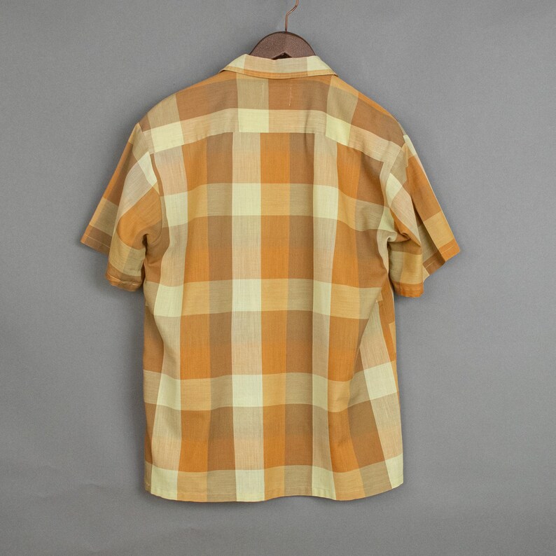 60s Vintage American Towncraft Loop Collar Shirt Size L - Etsy