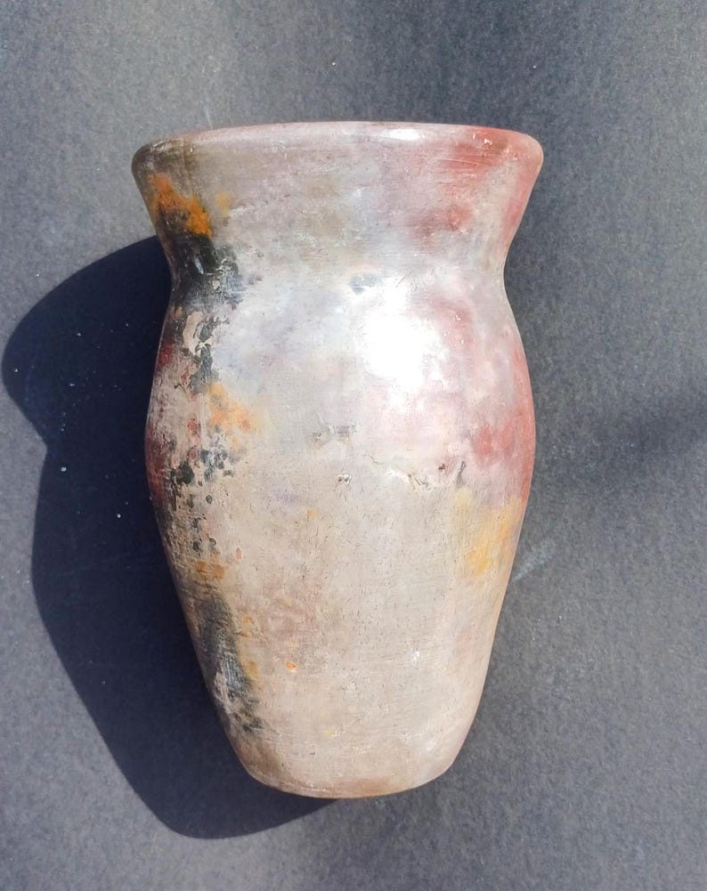 Beautiful Pit Fired Ceramic Pot - Etsy