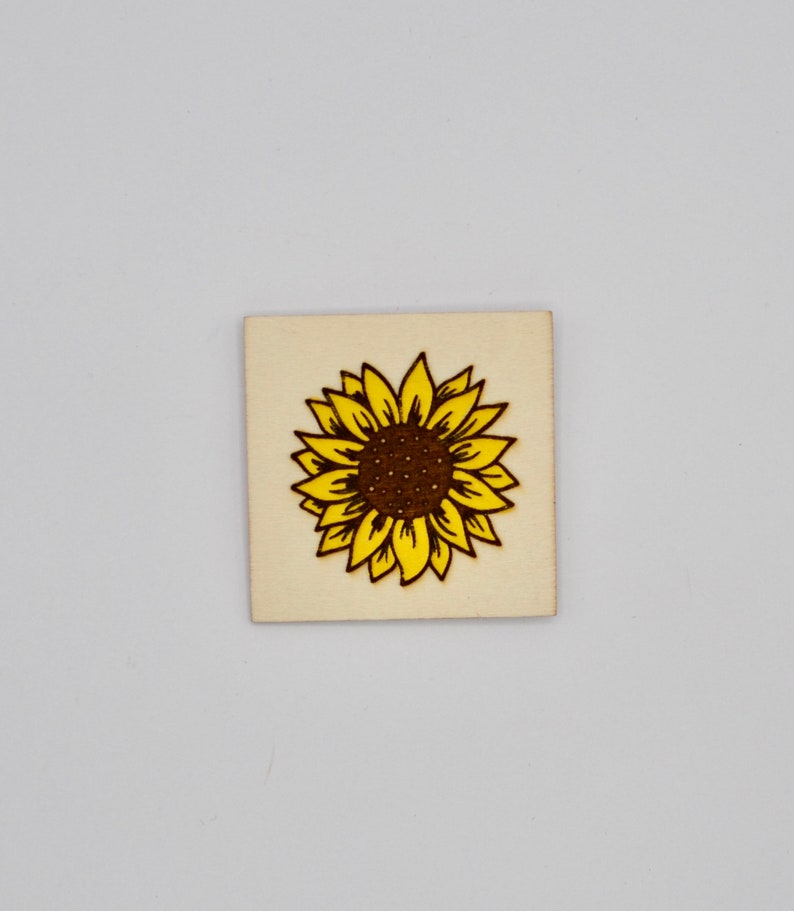 Sunflower Magnet - Etsy