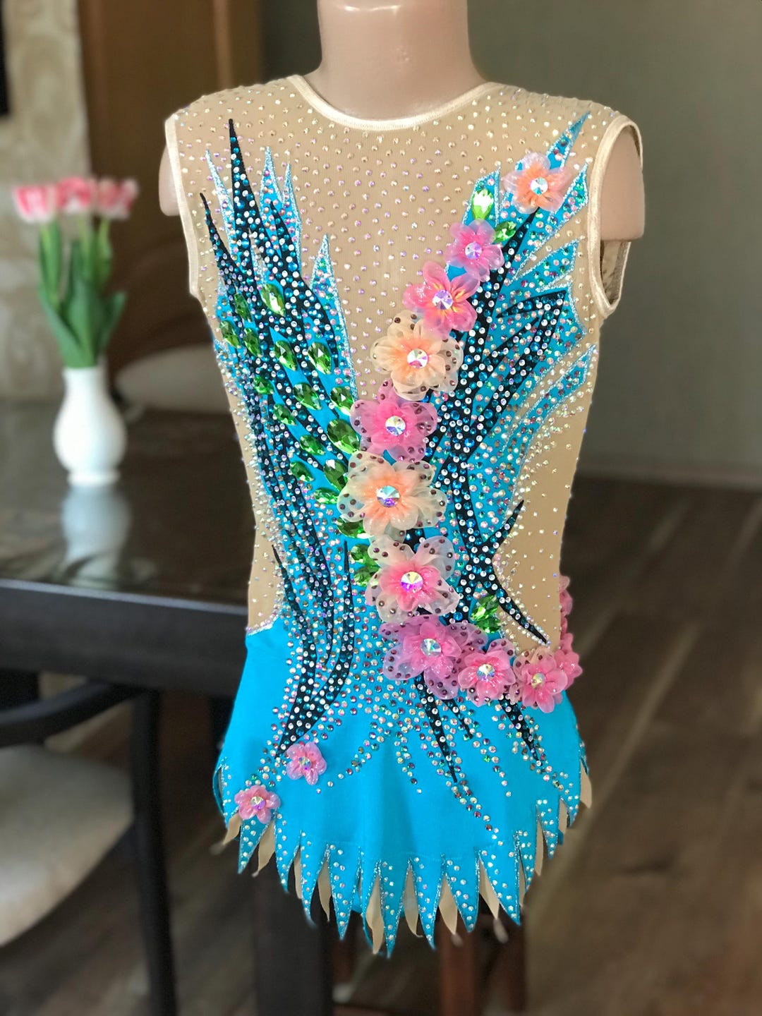 Under the Order Rhythmic Gymnastics Leotard Custom Made Girls,handmade ...