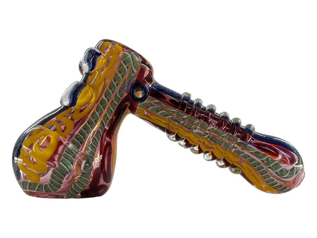 6 Inch Dichroic Magnificent Hammer Pipe Heavy Duty Smoking Pipes ...