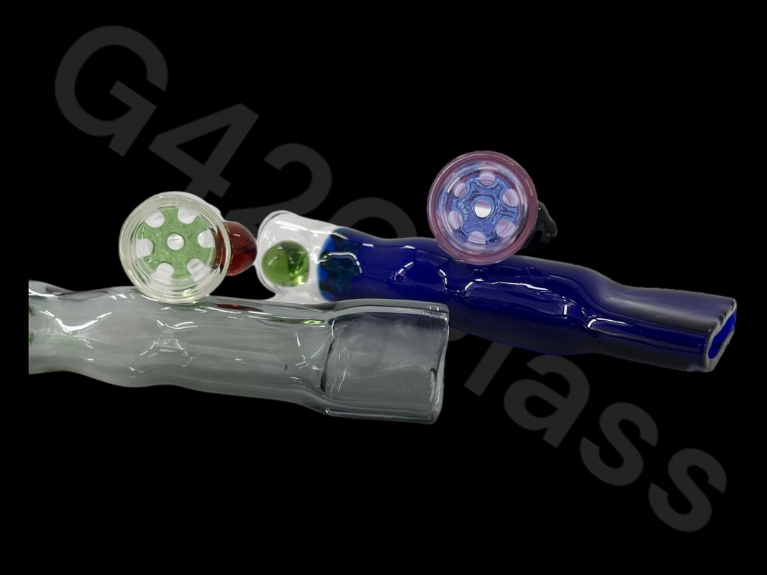 Chillum Built-in Colorful Honeycomb Screen Glass Chillum Pipe - Etsy