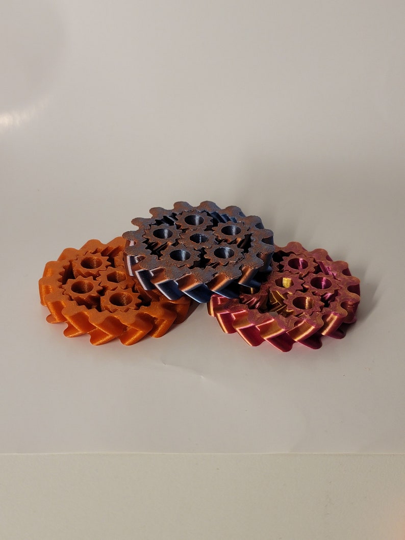 Fidget Spinner 3D Printed Planetary Gears Choose Your Own Filament ... Fidget Spinner 3D Printed Planetary Gears Choose Your Own Filament ...