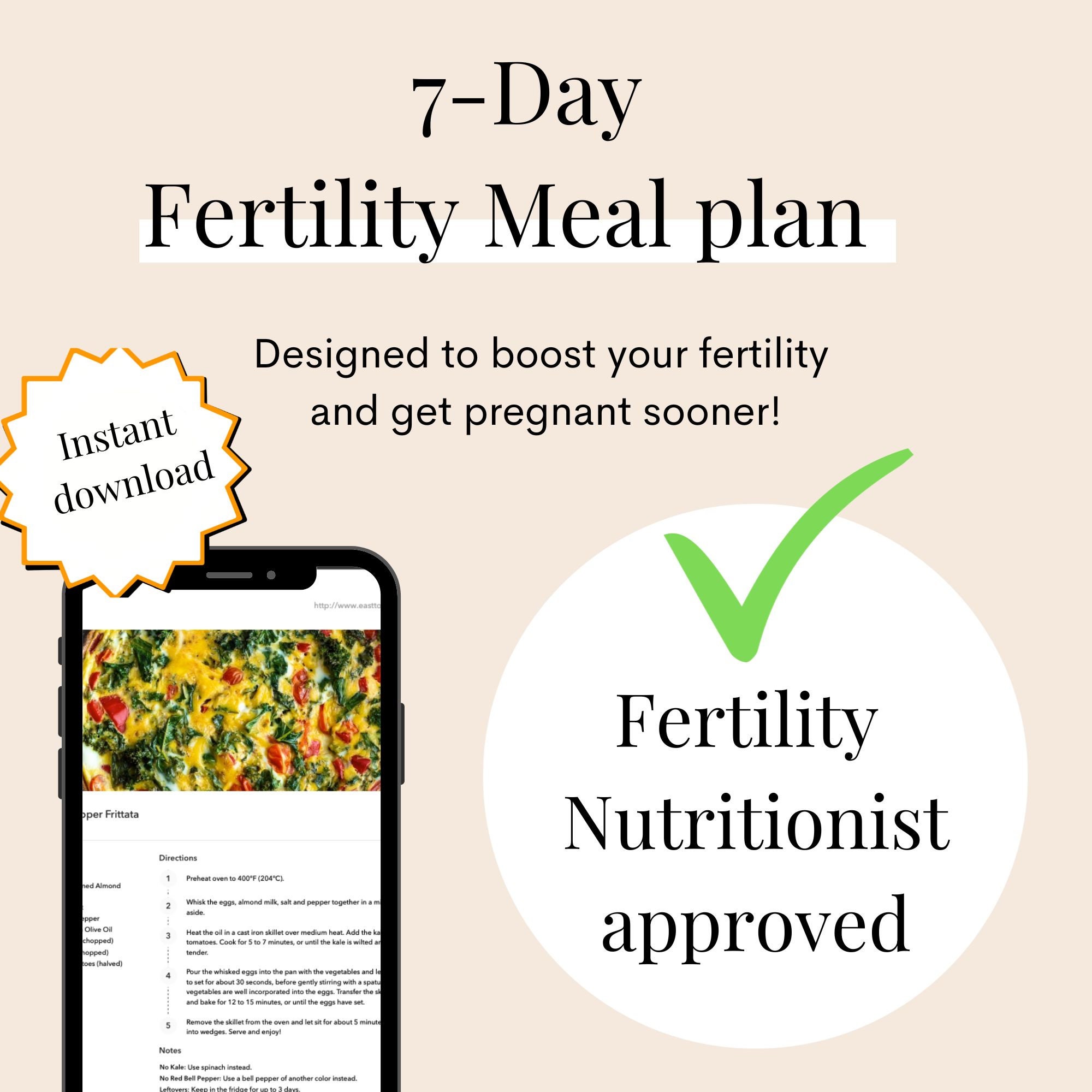 7 day Fertility Meal Plan Omnivore Etsy 7-day-fertility-meal-plan-omnivore-etsy