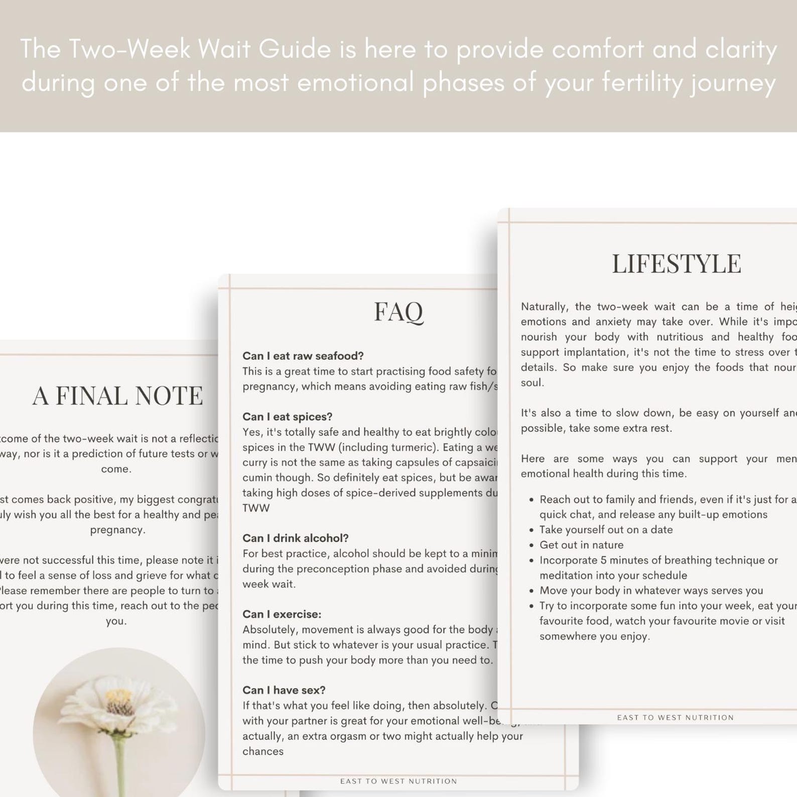 Two-week Wait Guide | Implantation Nutrients, Recipes & Emotional ...
