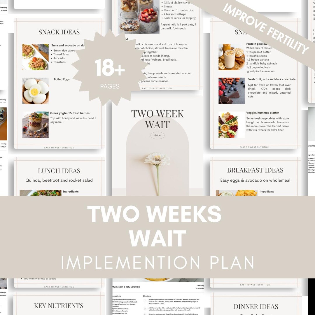 Two-week Wait Guide | Implantation Nutrients, Recipes & Emotional ...