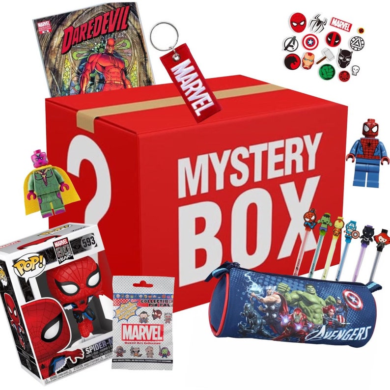 Marvel Mystery Box - Etsy