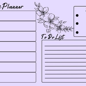 Monthly Calendar Printable, Weekly Planner Printable, Instant Download ...