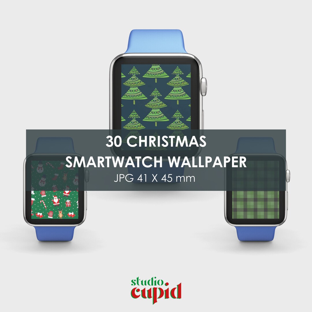 Christmas Smartwatch Wallpaper Festive Holiday Design - Etsy