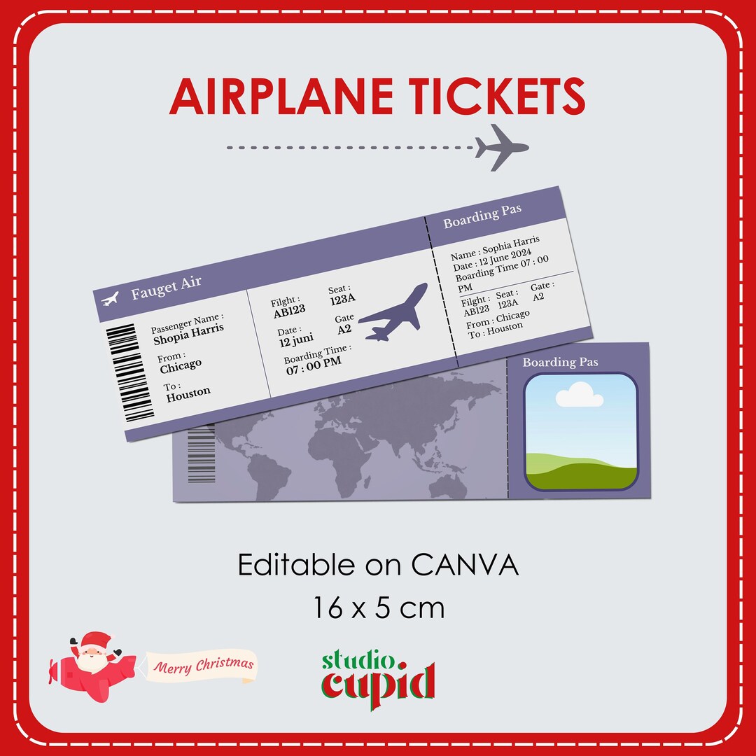 Edit Pass Template Customizable Travel Ticket Design Unique - Etsy