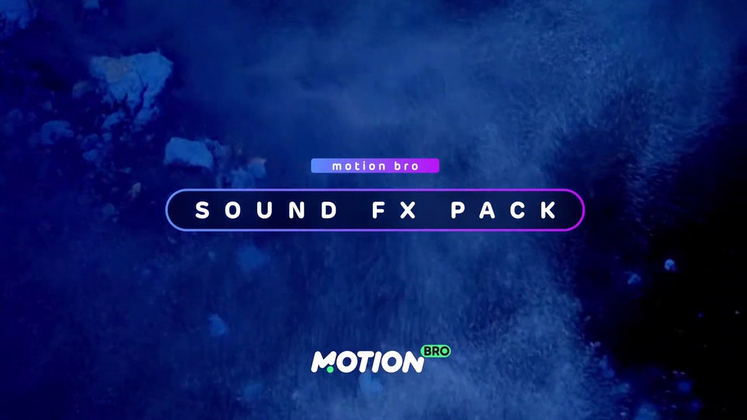 Motion Bro Sound FX Pack (2024) for Editors - Etsy