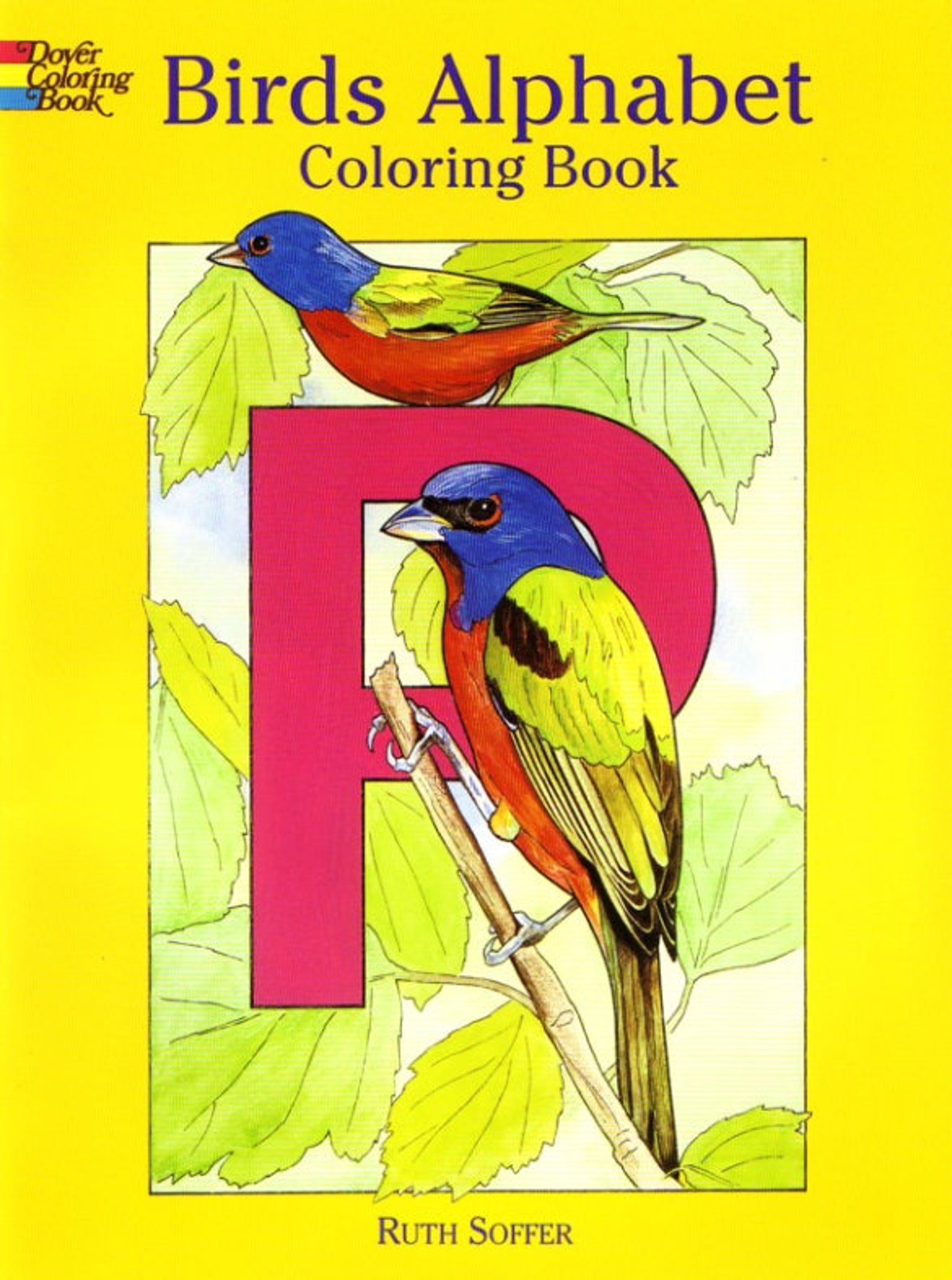 Dover Coloring Book - Birds Alphabet | Printable Adult Coloring Pages ...