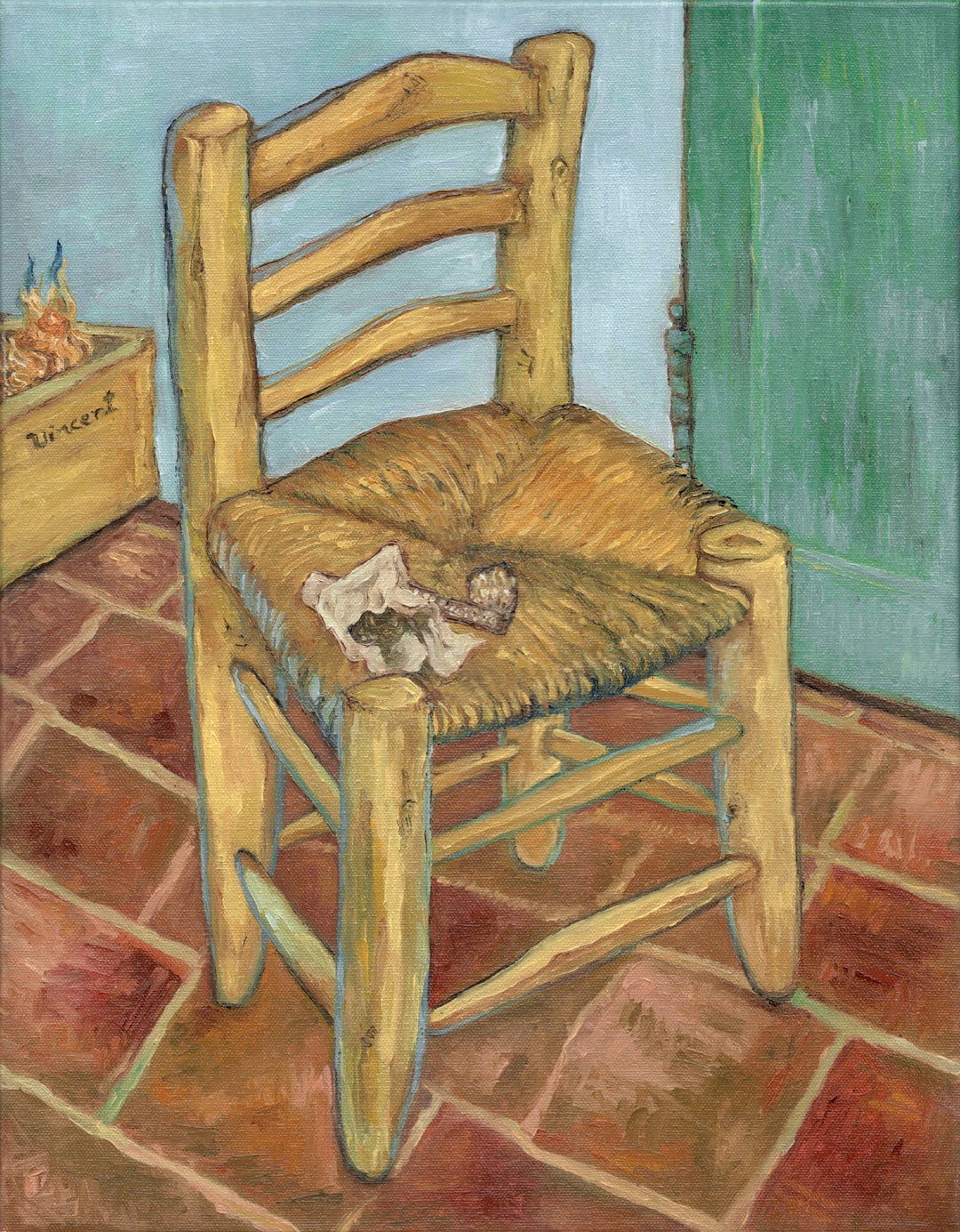 Reproduction Oil Painting "van Gogh's Chair" - Vincent Van Gogh ...