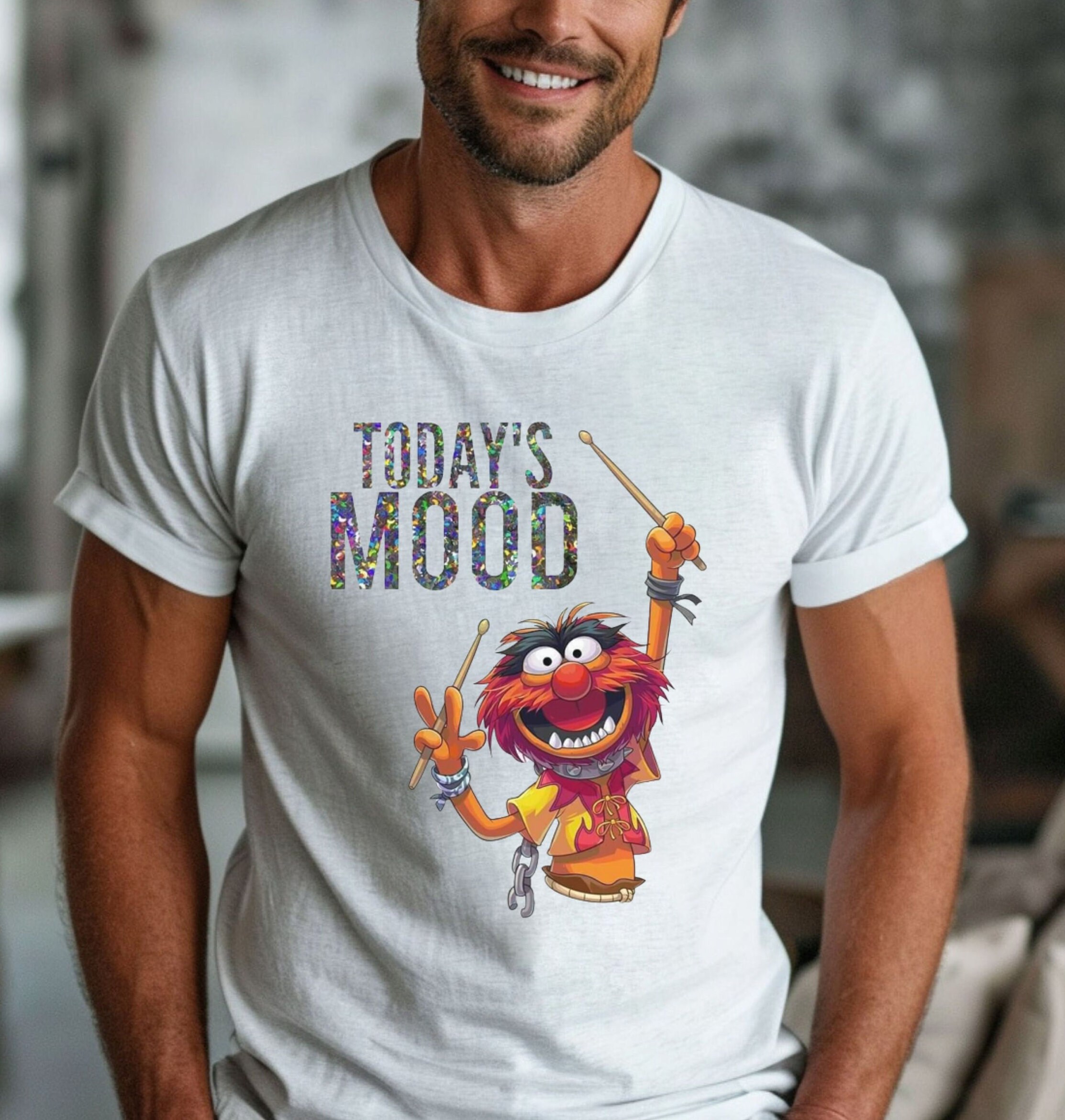 Muppets Animal T-shirt, Animal Drummer T-shirt, Animal Today's Mood ...