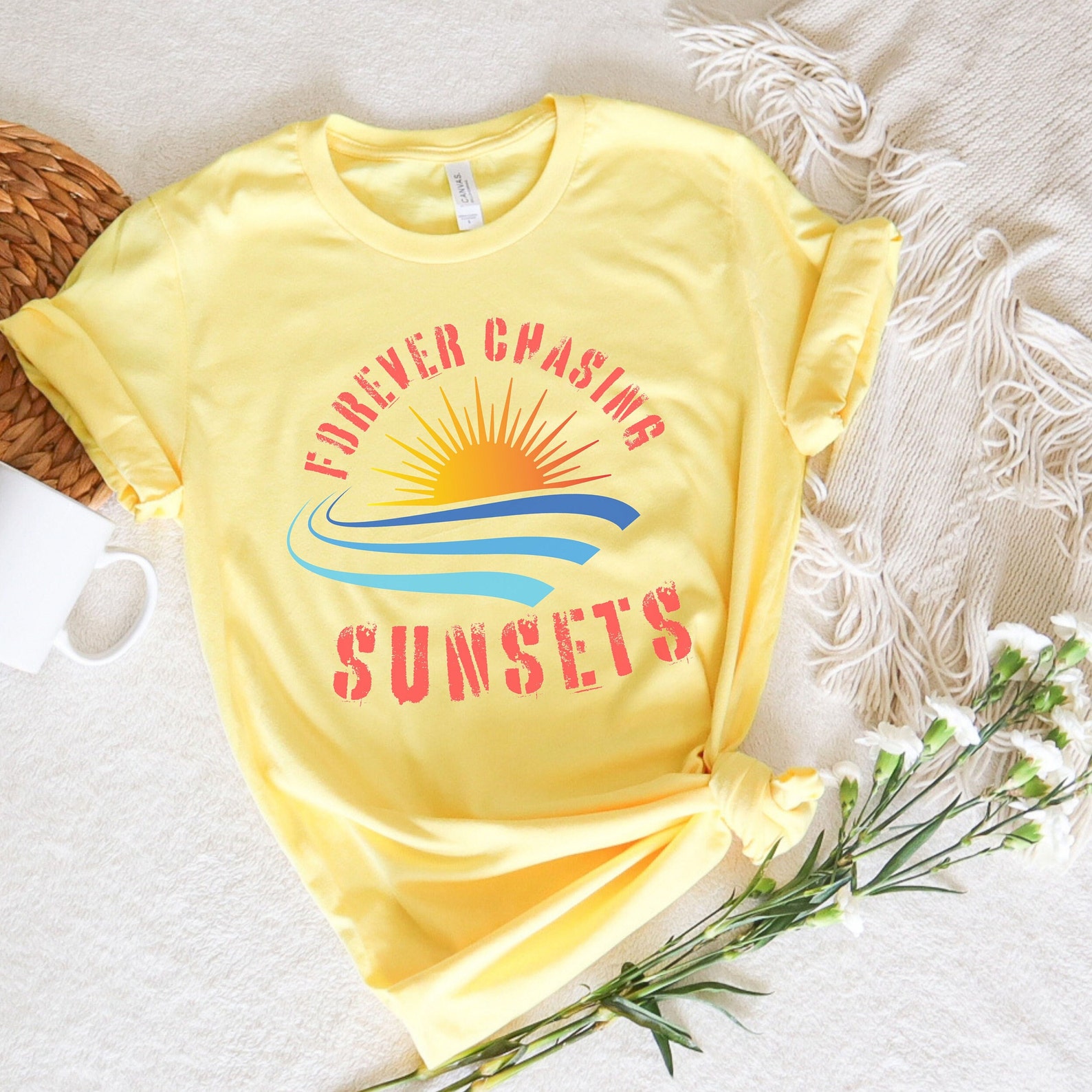 Forever Chasing Sunsets, Forever Chasing Sunsets Shirt, Sunset Lover ...