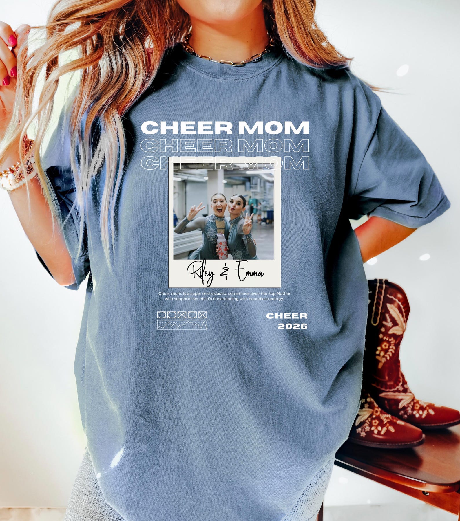 Custom Cheer Mom Shirt, Cheer Shirt, Custom Cheer Tshirt, Custom Mom ...