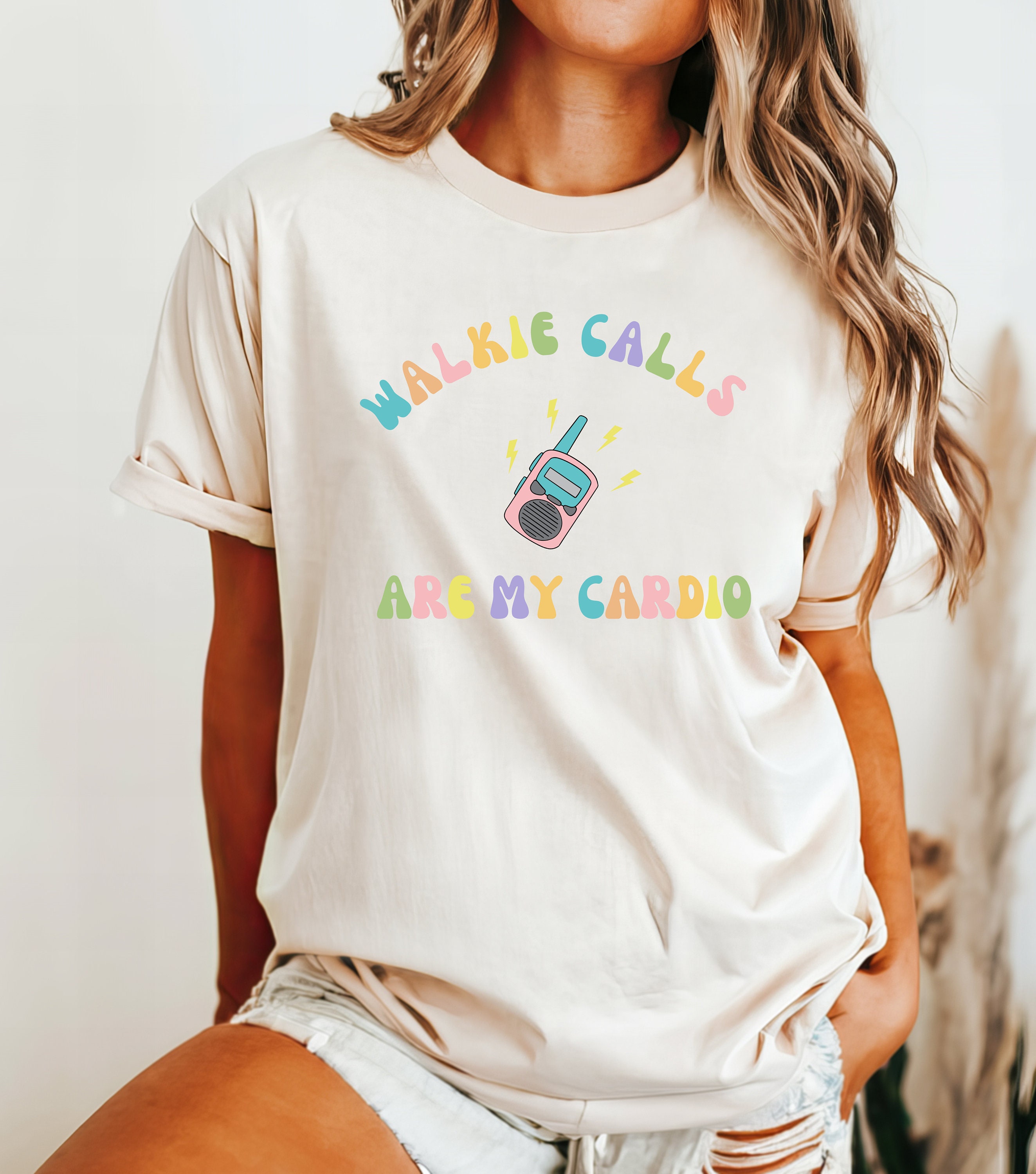 Walkie Calls Are My Cardio Shirt, Teacher Shirt, School Psychologist ...