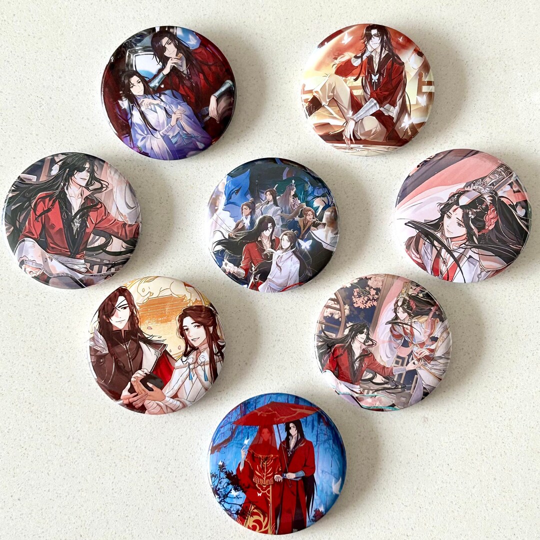 TGCF Badge, Tian Guan Ci Fu Badge, Heaven Official's Blessing Badge ...