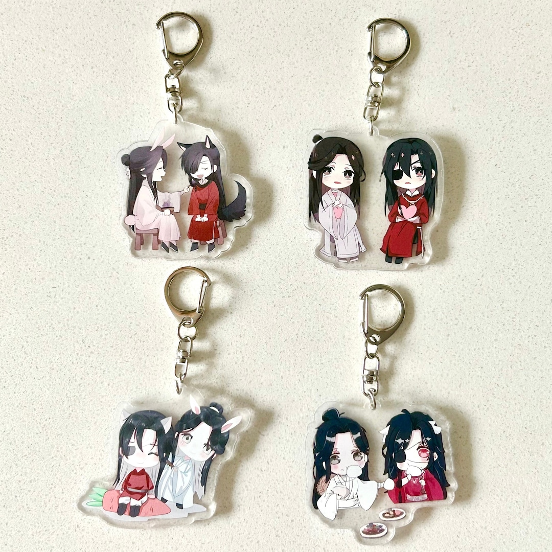 TGCF Keychain, Heaven Official's Blessing Tian Guan Ci Fu Acrylic ...