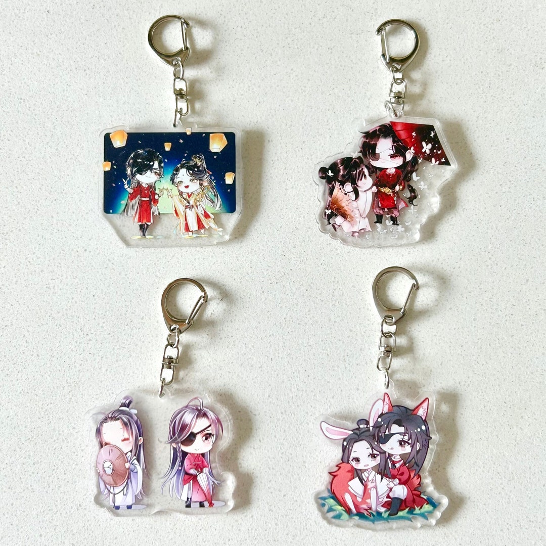 TGCF Keychain Tian Guan Ci Fu, Heaven Official's Blessing Acrylic ...
