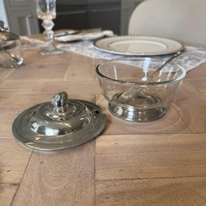 Glass Jam Pot With Lid and Spoon - Etsy