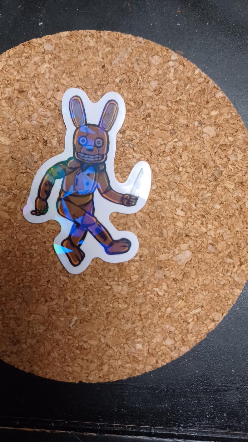 Springtrap, Five Nights of Freddy's Holographic Sticker - Etsy