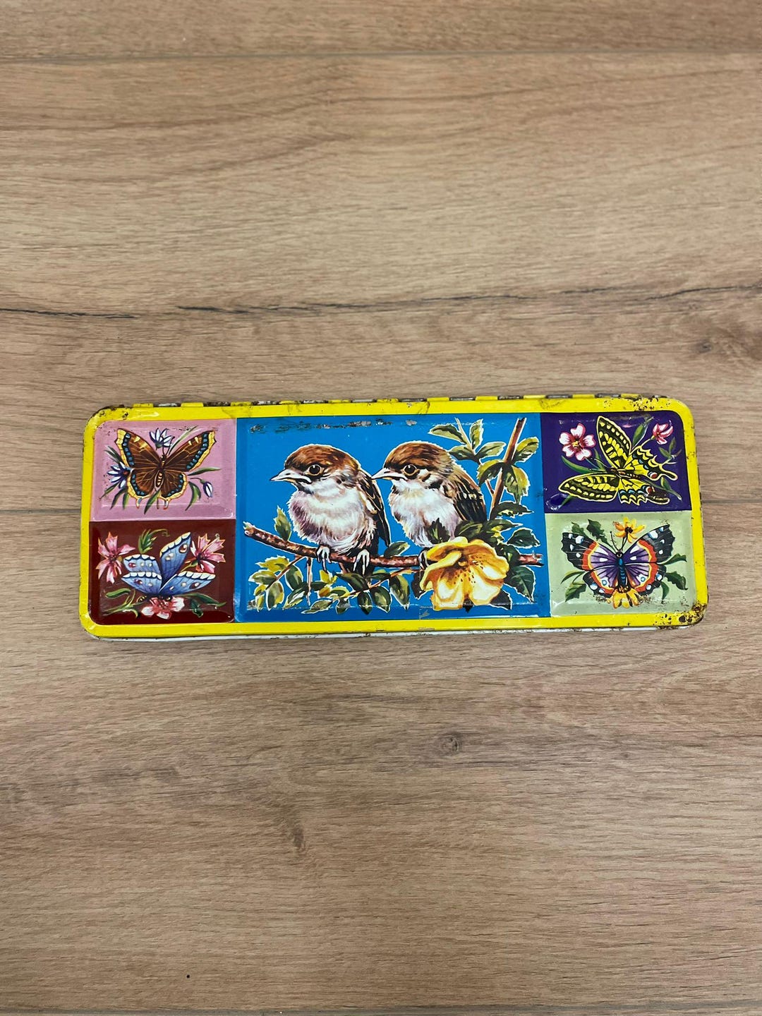 Vintage Watercolor Paint Tin Box, 1960s Art Supply, Collectible Metal ...