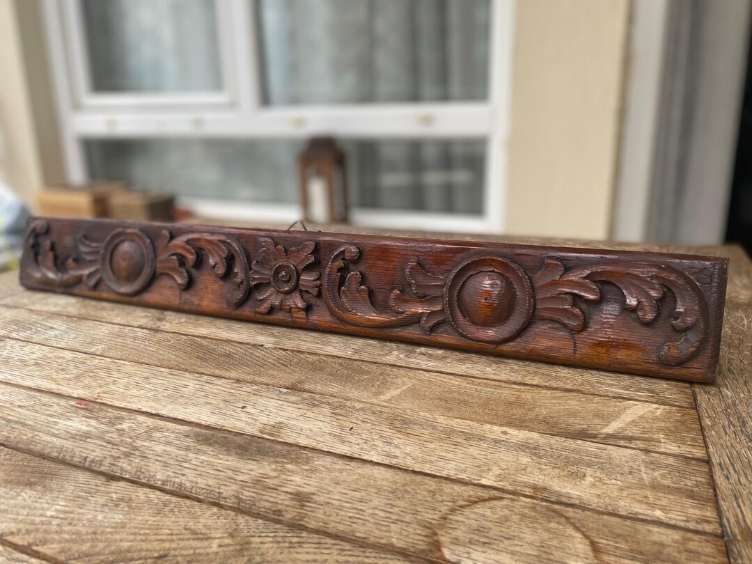 Antique Ottoman Carved Architectural Gothic Panels From Solid Wood ...