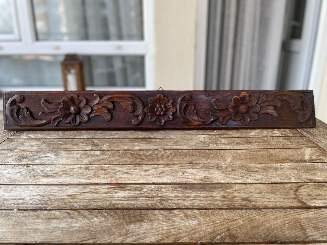 Antique Ottoman Carved Architectural Gothic Panels From Solid Wood ...