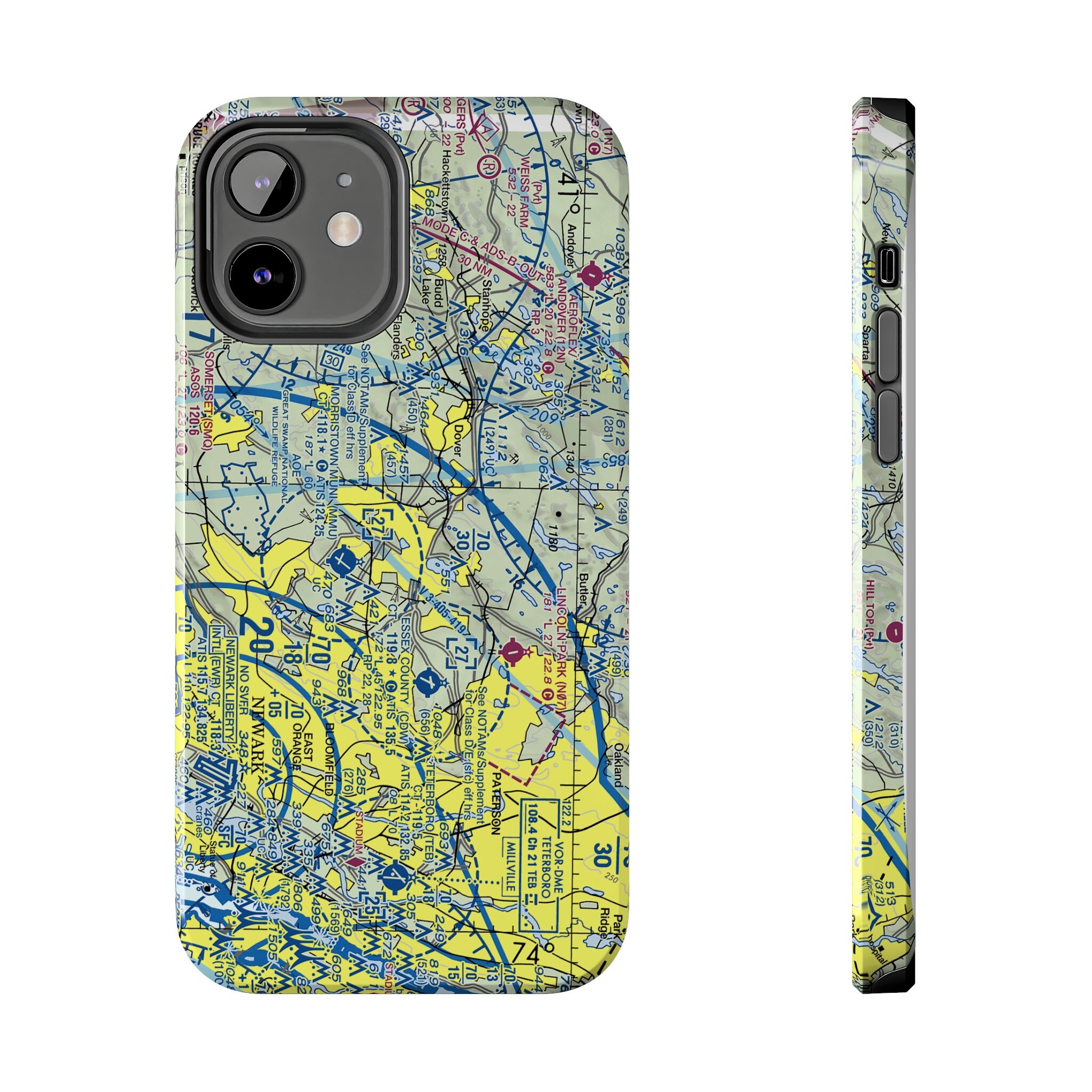 Custom iPhone Aviation Sectional Tough Phone Cases, Pilot Gift, FBO ...