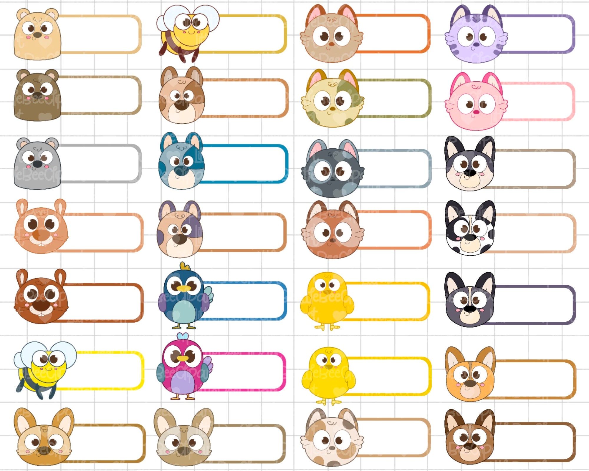 Editable Woodland Animal Name Tags and Labels Cute Forest Classroom ...