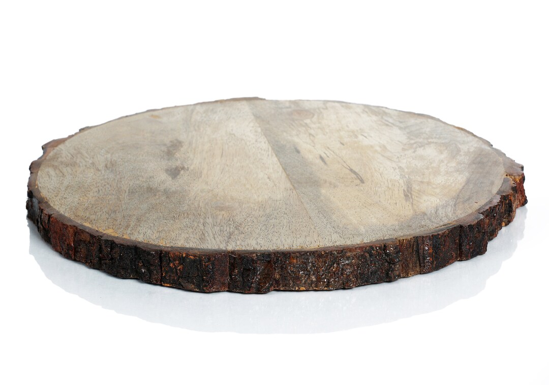 Natural Wood Tree Trunk Round Chopping Board/cheese Board/serving ...