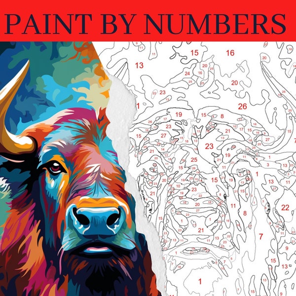 Paint by Number Kit - Etsy