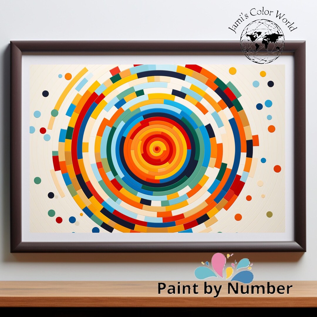 Paint by Number Kit, Mandala Painting Kit, Acrylic Paint Set, Adult ...