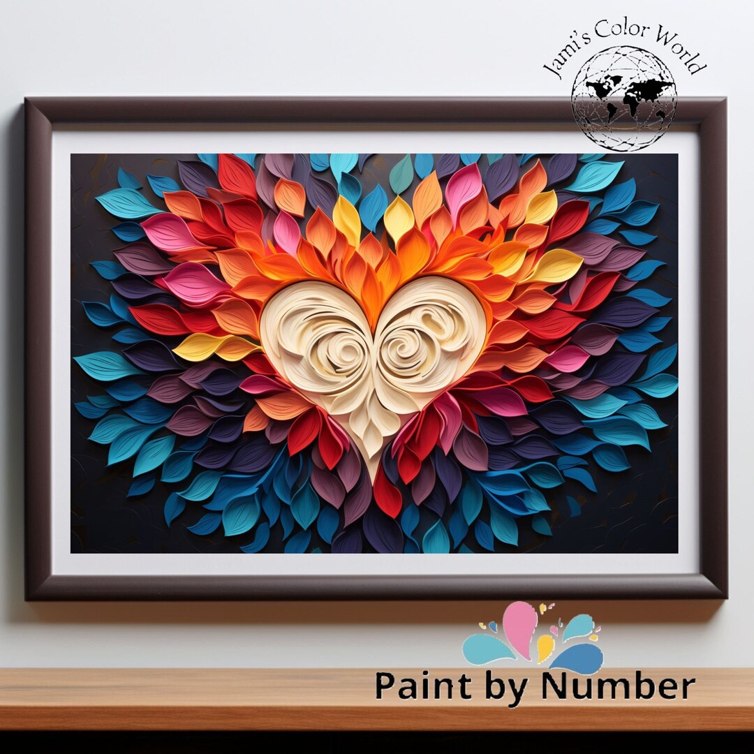 Paint by Number Kit, Mandala Painting Kit, Acrylic Paint Set, Adult ...
