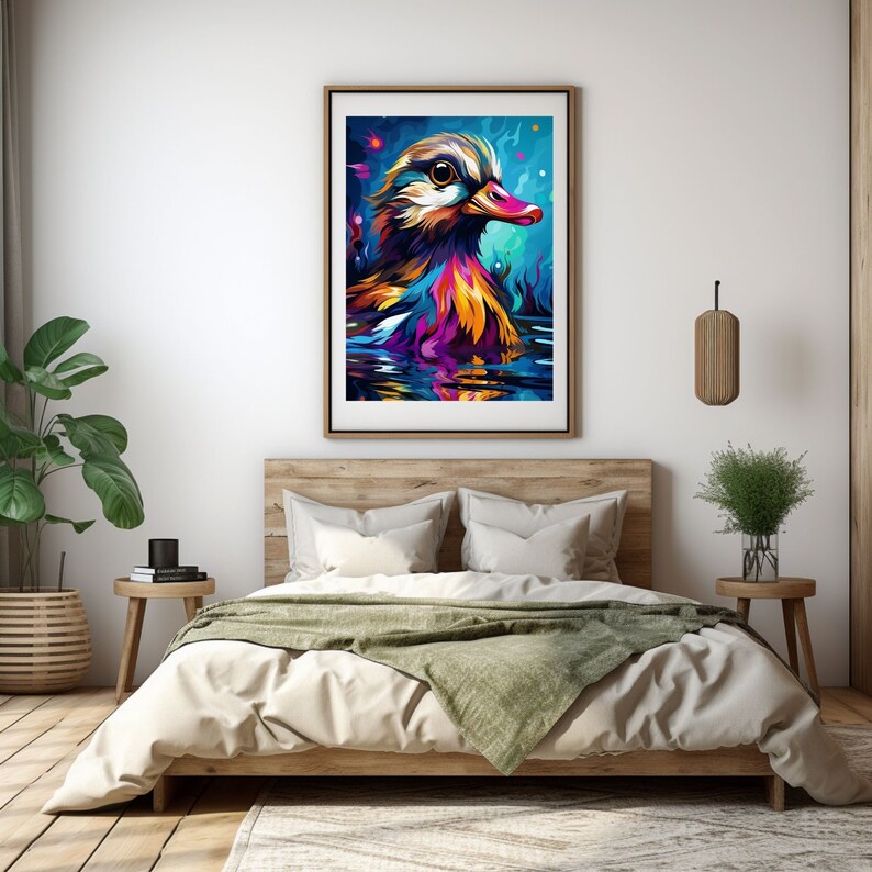 Duck Paint by Number Kit Animal Painting Kit Adult Color by - Etsy