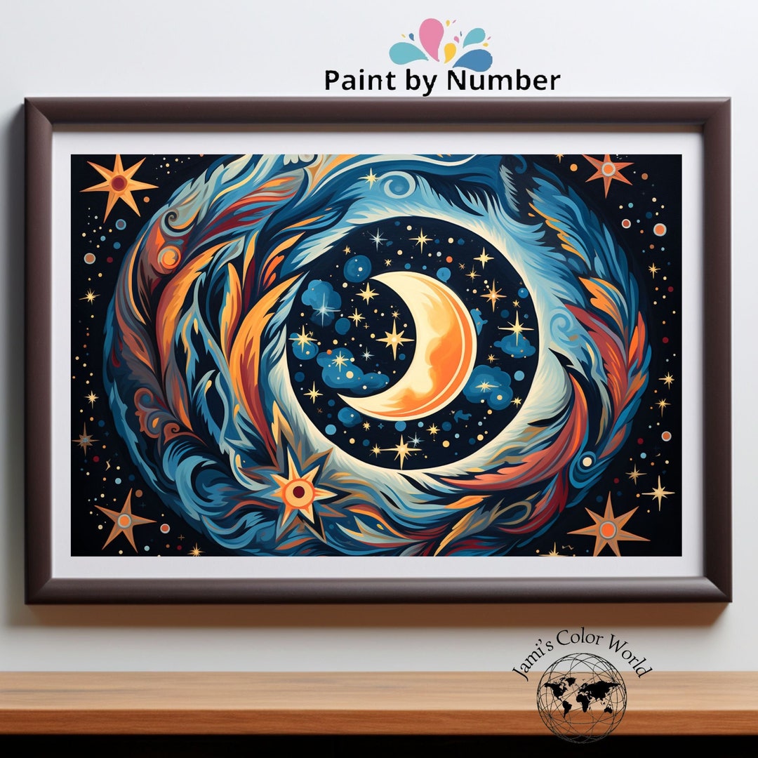 Paint by Number for Adult, Mandala Painting Kit, Acrylic Paint Set ...