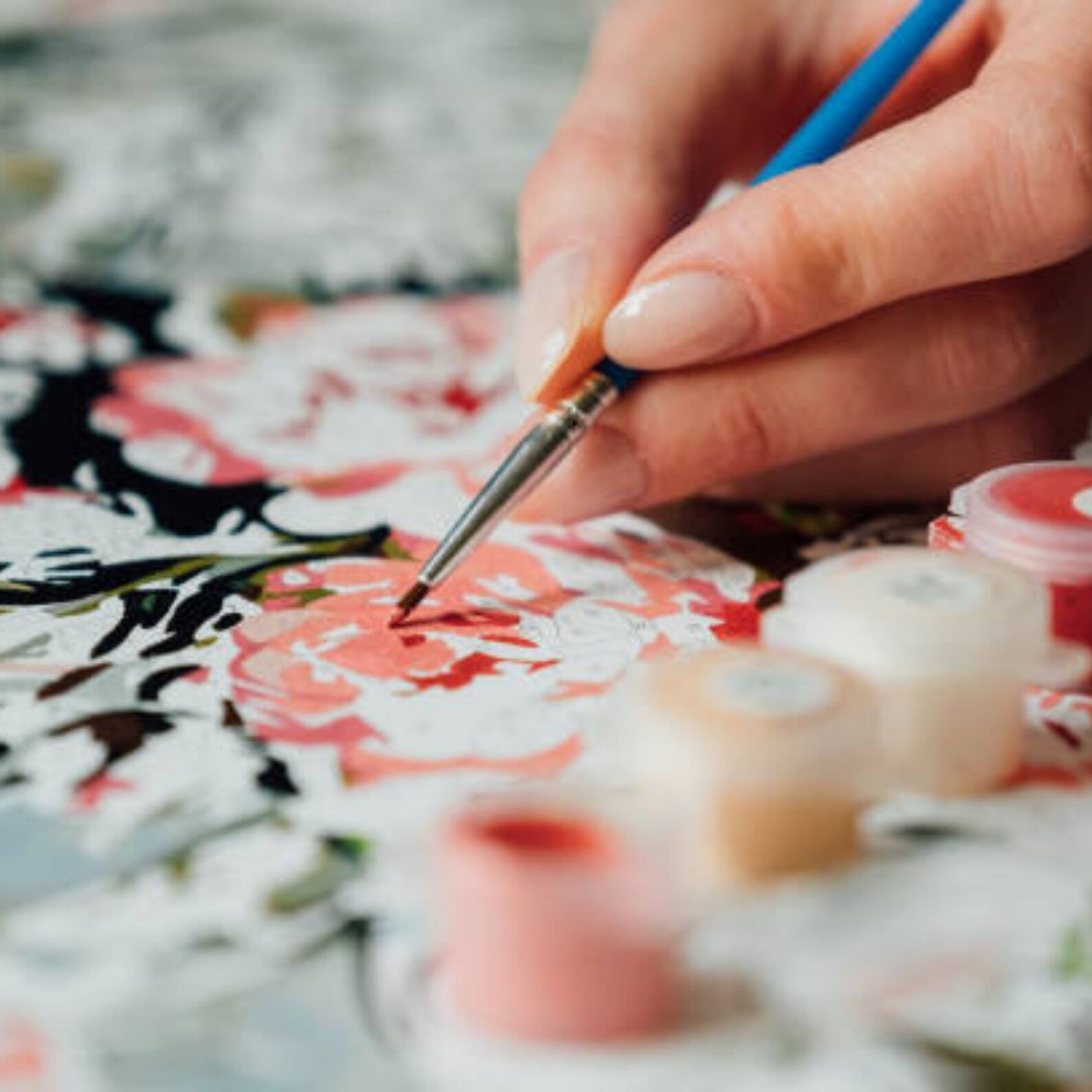 Elephant Paint by Number Kit, Animal Painting Kit, Adult Color by ...