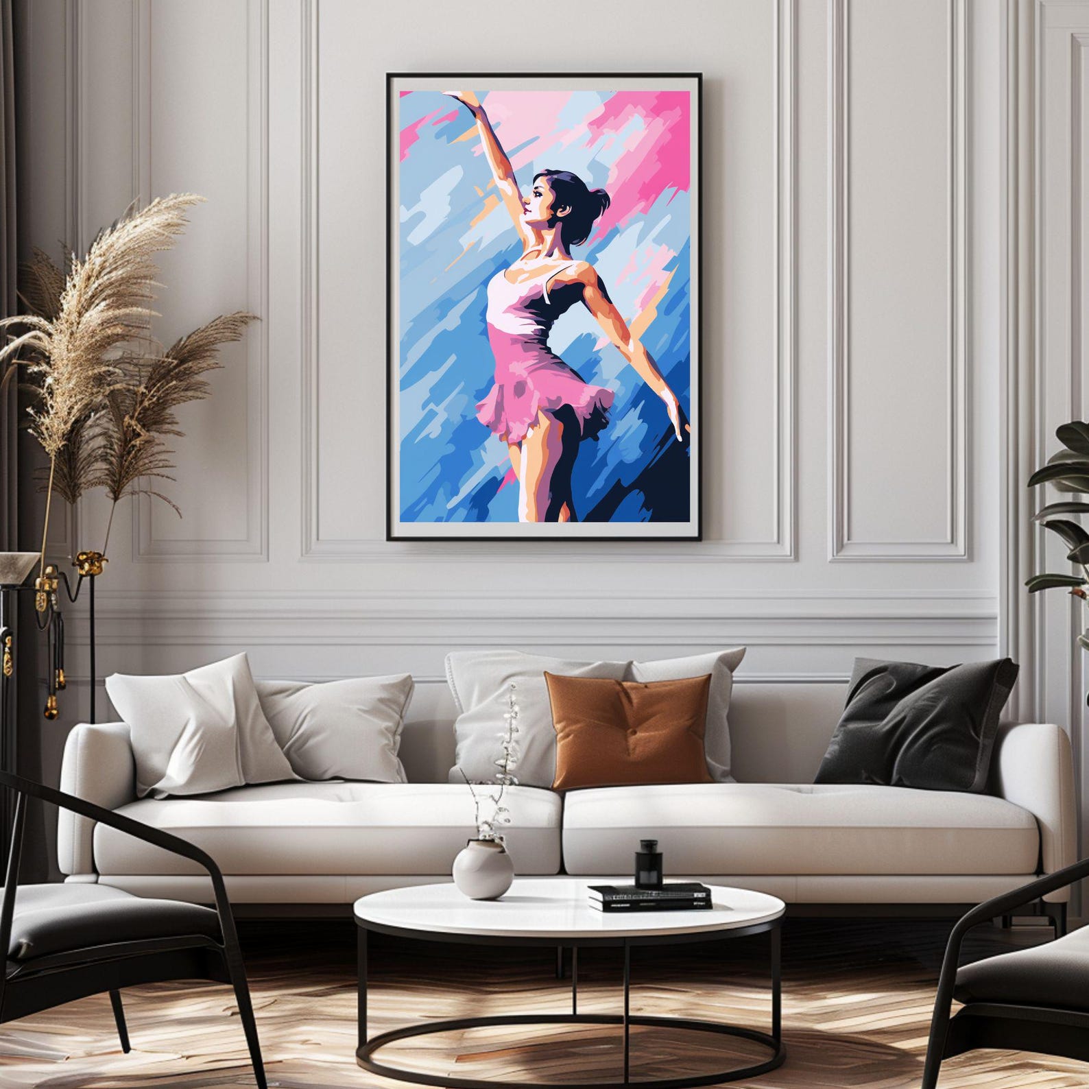 Dancer Paint by Number Kit, Sport Painting Kit, Adult Color by Number ...