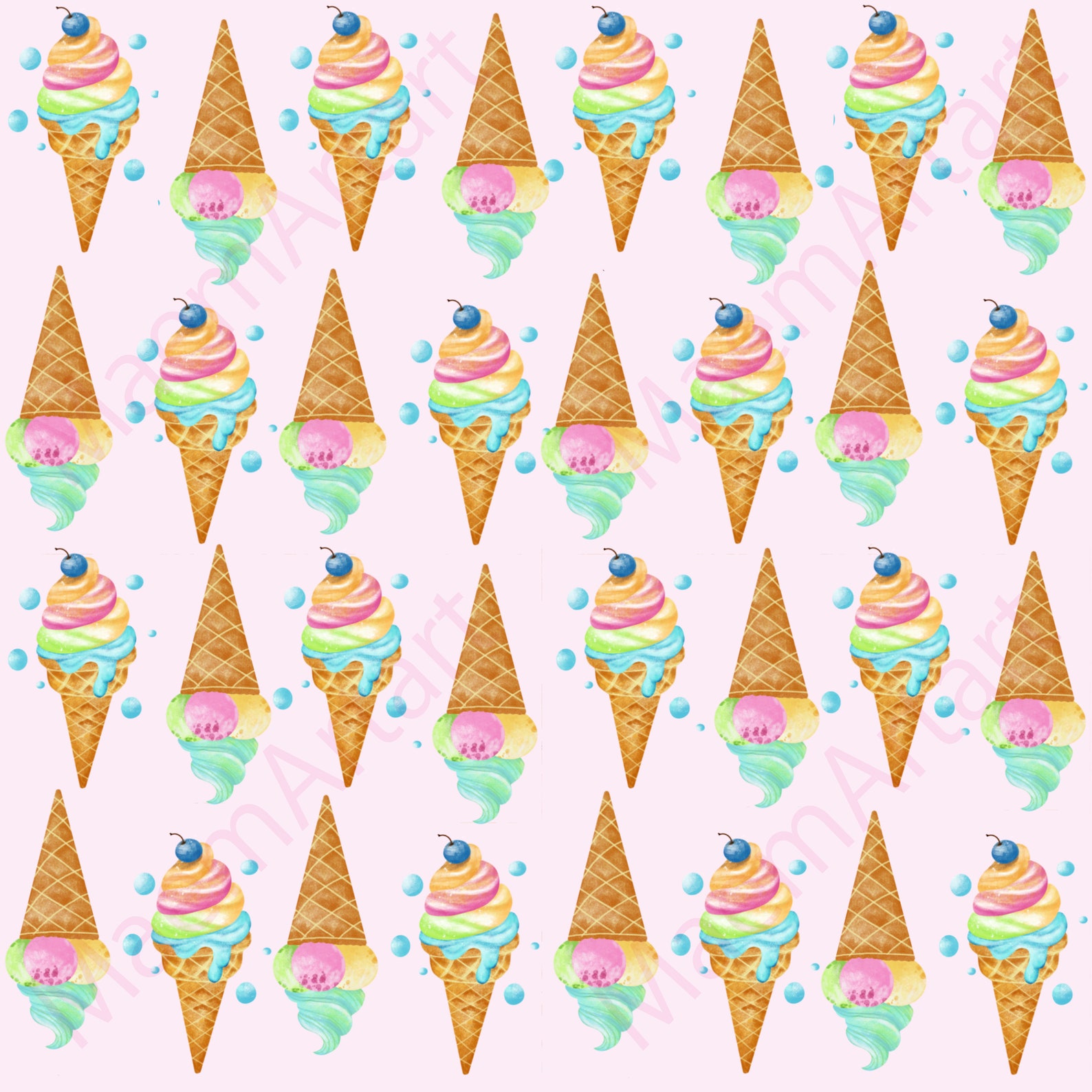 Ice Cream Digital Paper Sets | Food Background | Popsicles Scrapbook ...