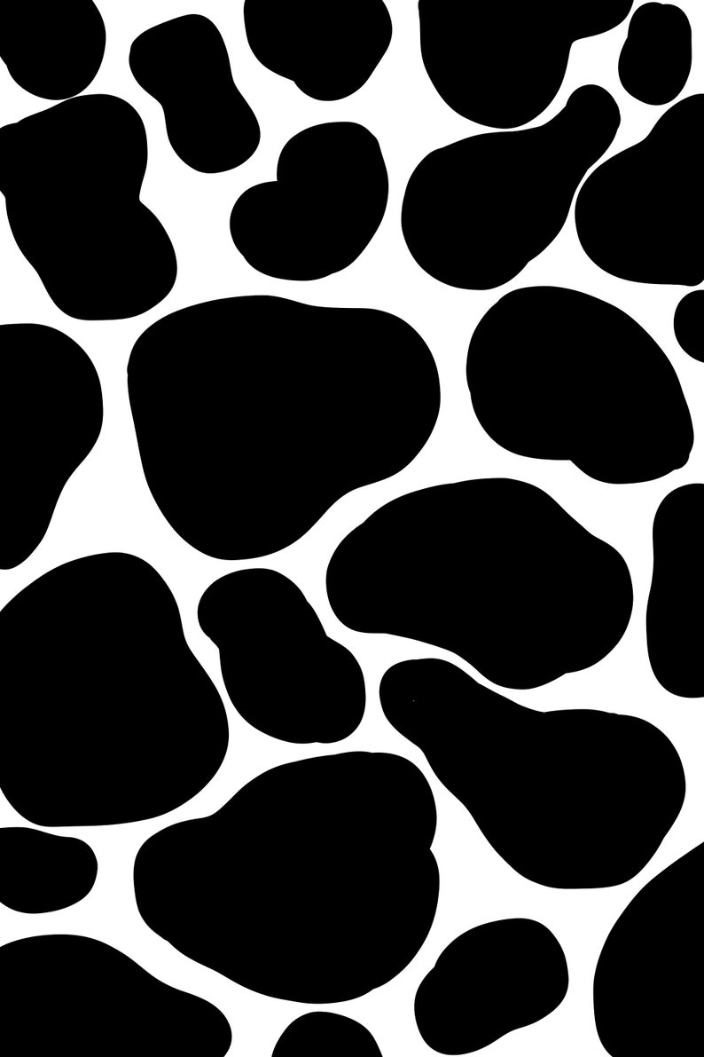 Cow Pattern for Printing Clothing and Supplies - Etsy