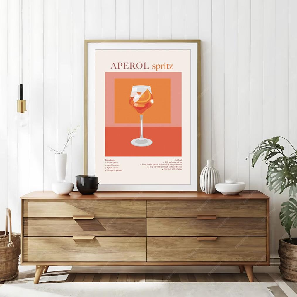 Aperol Spritz Wall Poster Print - Etsy
